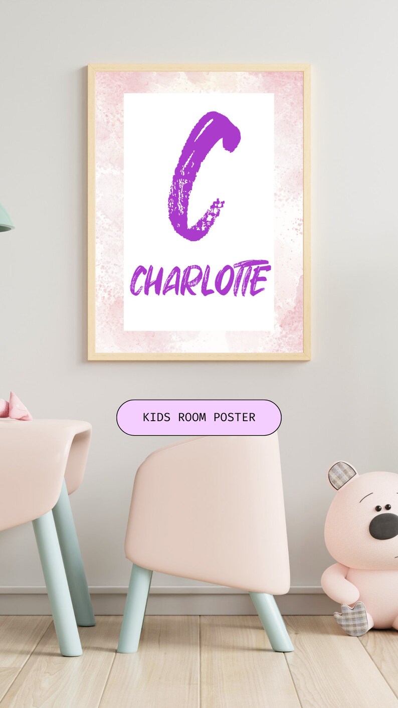 Girls Bedroom Name Sign-digital Printable - Etsy