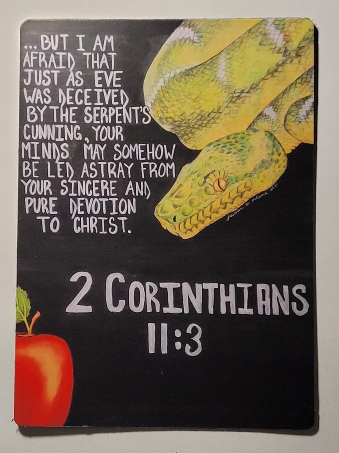 2 Corinthians 11:3 Decorative Magnet - Etsy