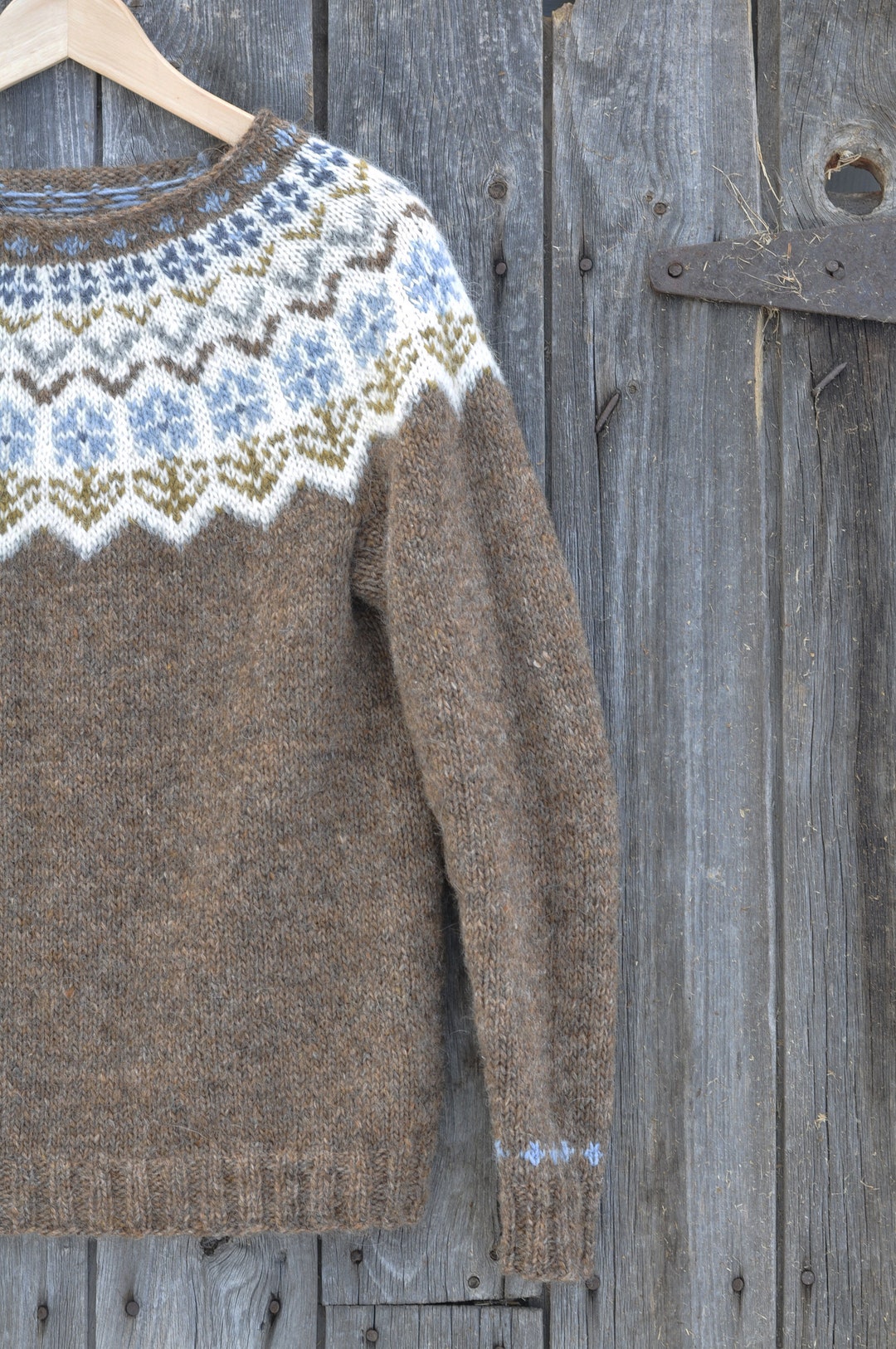 PDF PATTERN - Spring Folk // Adult Lopapeysa Sweater // Chickadee Knits ...