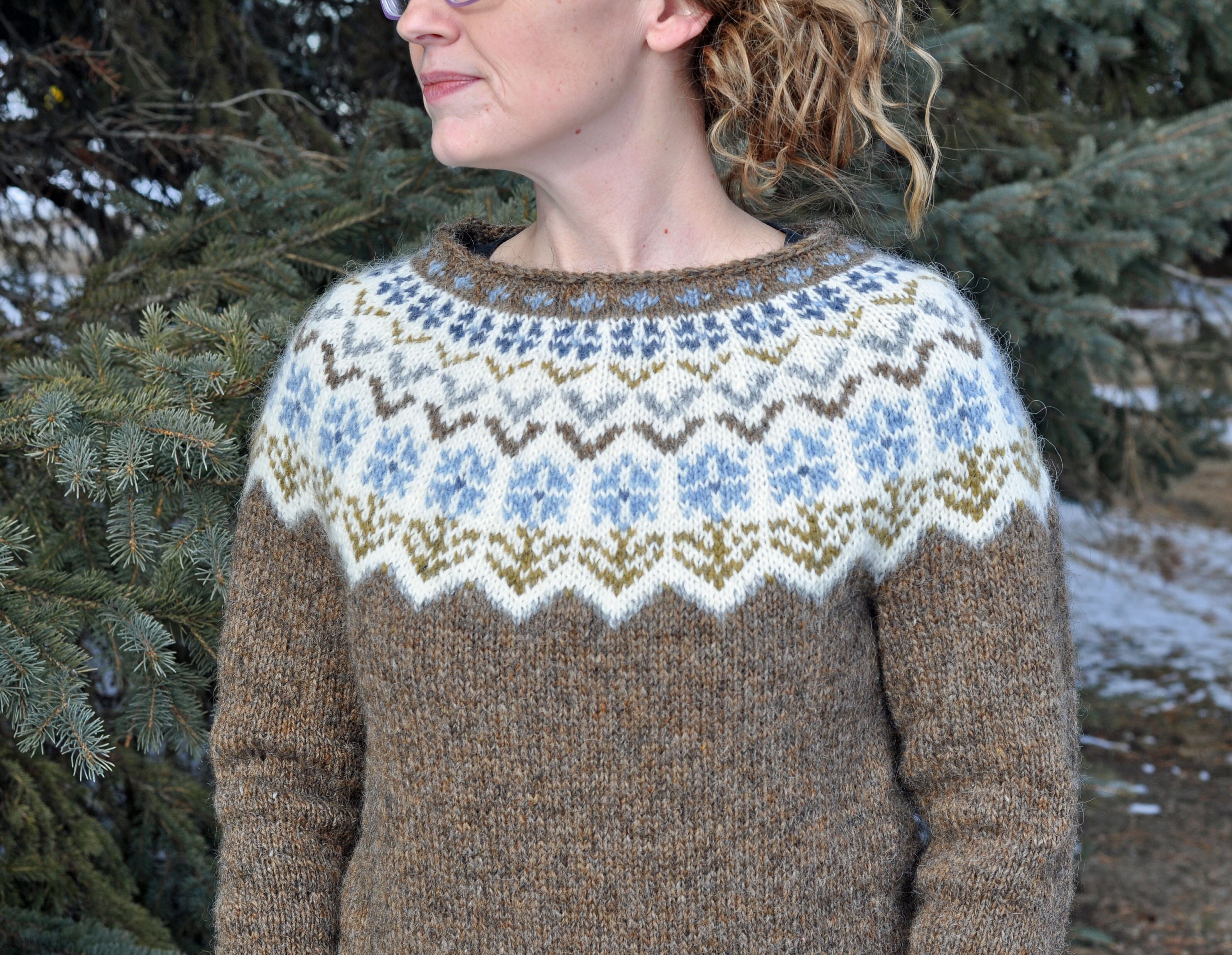 PDF PATTERN - Spring Folk // Adult Lopapeysa Sweater // Chickadee Knits ...