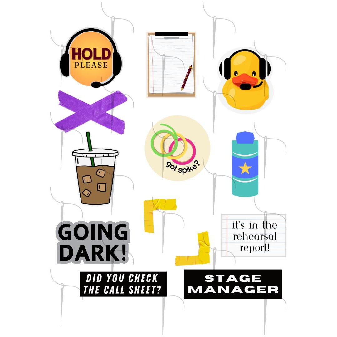 Stage Manager Sticker Set - Etsy