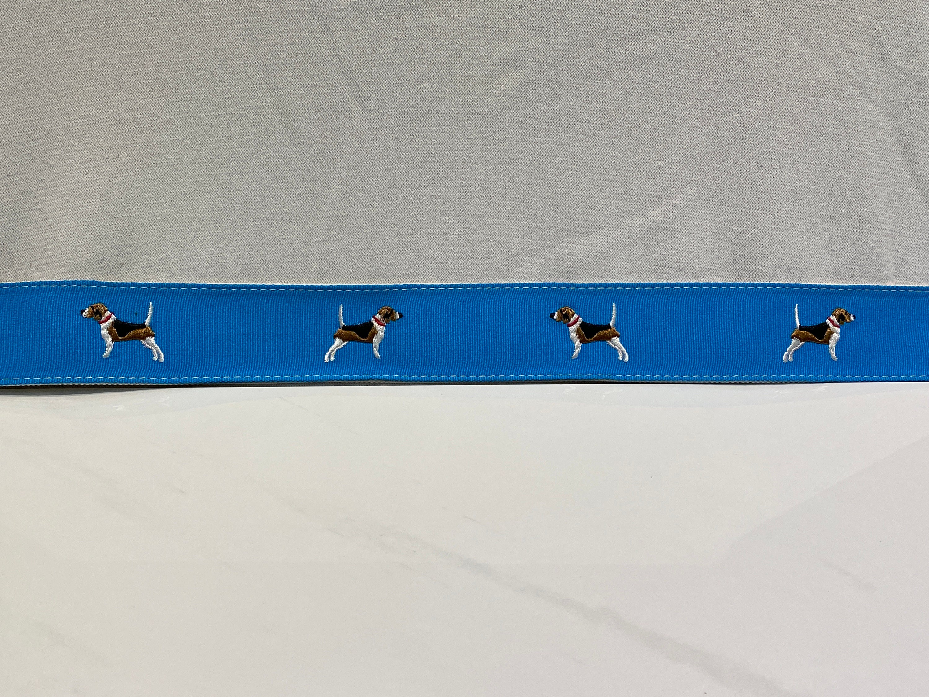 Embroidered Ribbon Belt, Beagle Dog Belt, Dog Themed Gifts, Dog Mom ...