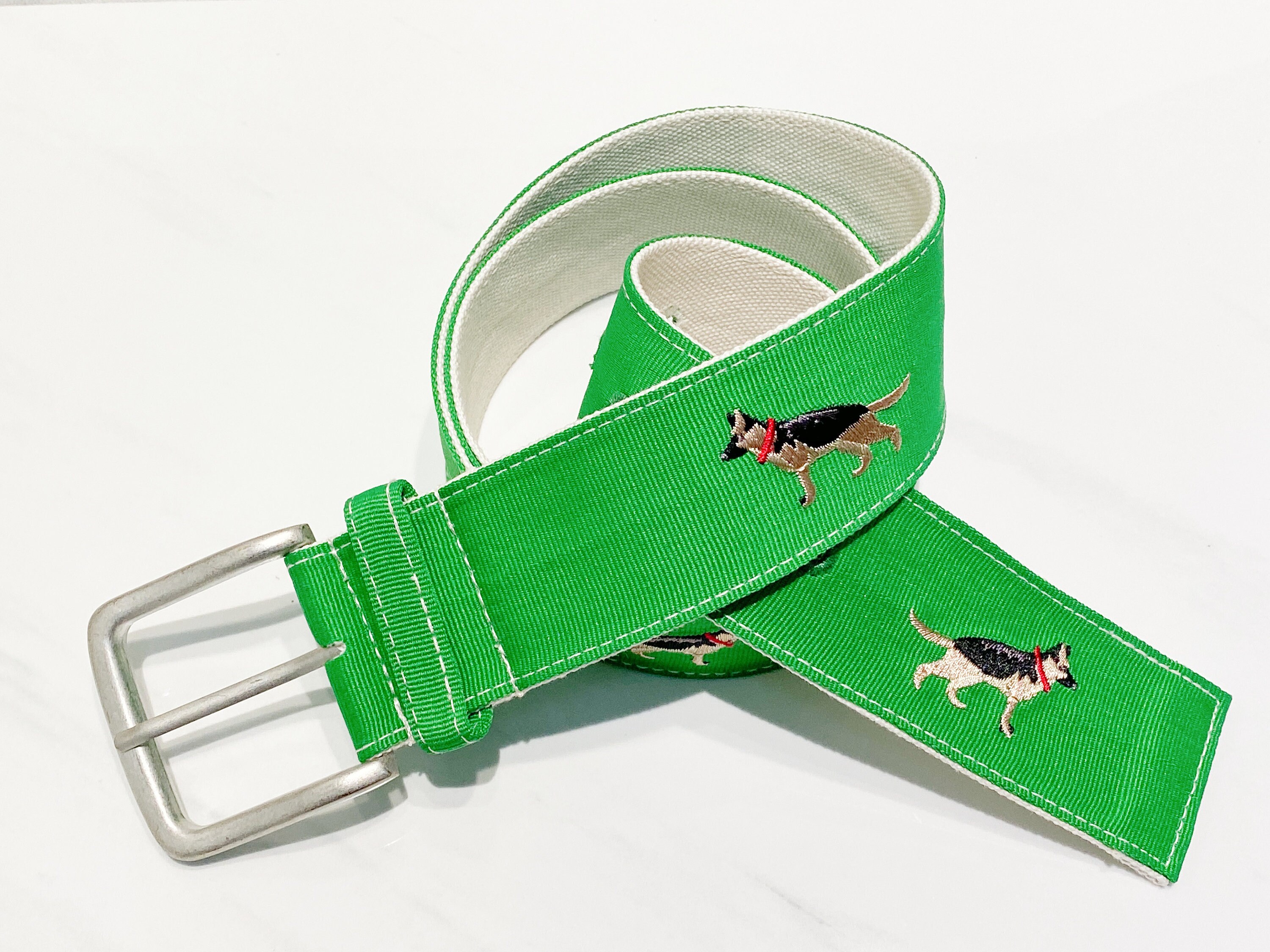 Buy Embroidered Belt, German Shepherd Belt, Dog Themed Gifts, Dog Mom ...