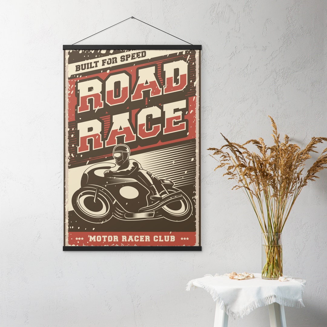 A Vintage Poster for Motor Racing Fans - Etsy