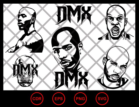 Drawing & Illustration Digital Rap Legend Svg Png Jpg files DMX Digital ...