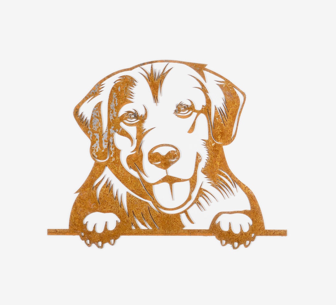 Golden Retriever in Rust - Etsy