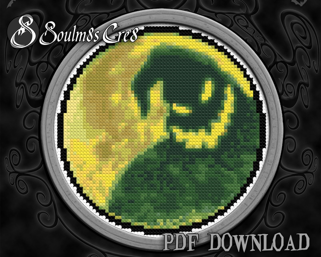 Nightmare Before Christmas Oogie Boogie - Cross Stitch Pattern - Xmas ...