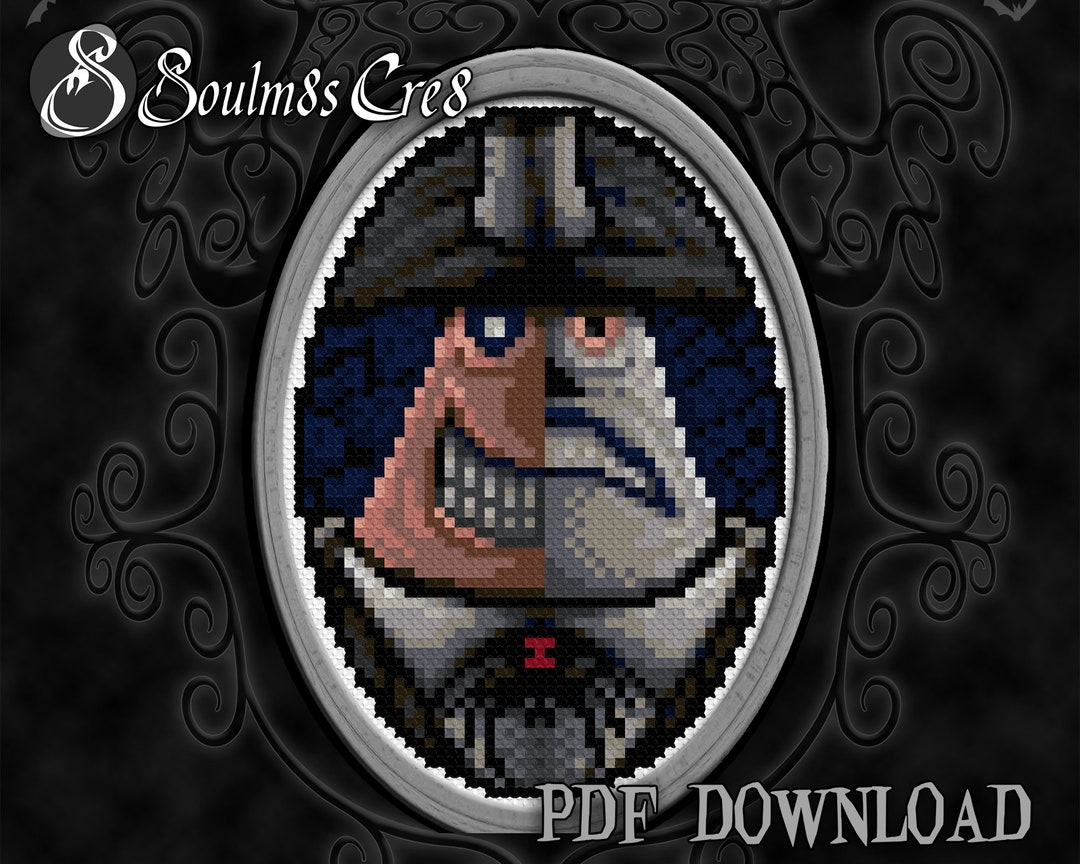 Nightmare Before Christmas Mayor Cross Stitch Pattern Xmas, Halloween ...