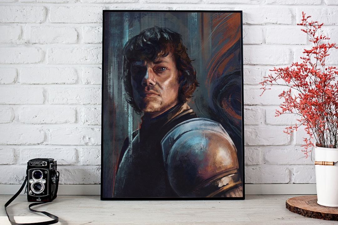 Theon Greyjoy Portrait, Game of Thrones Art, "you Are a Good Man", Got ...