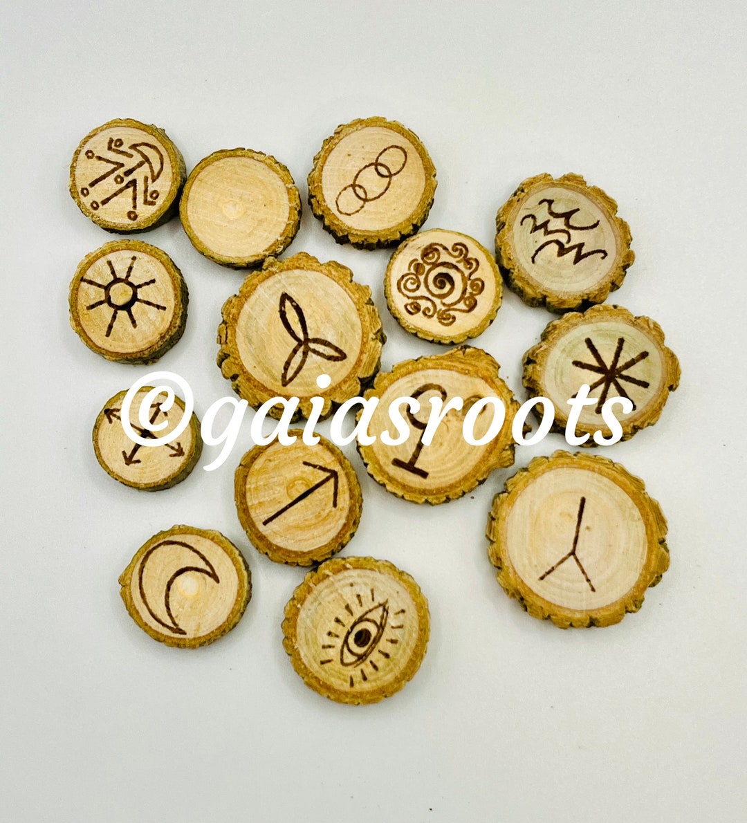 Ash Tree Wood Runes Witch Handmade - Etsy