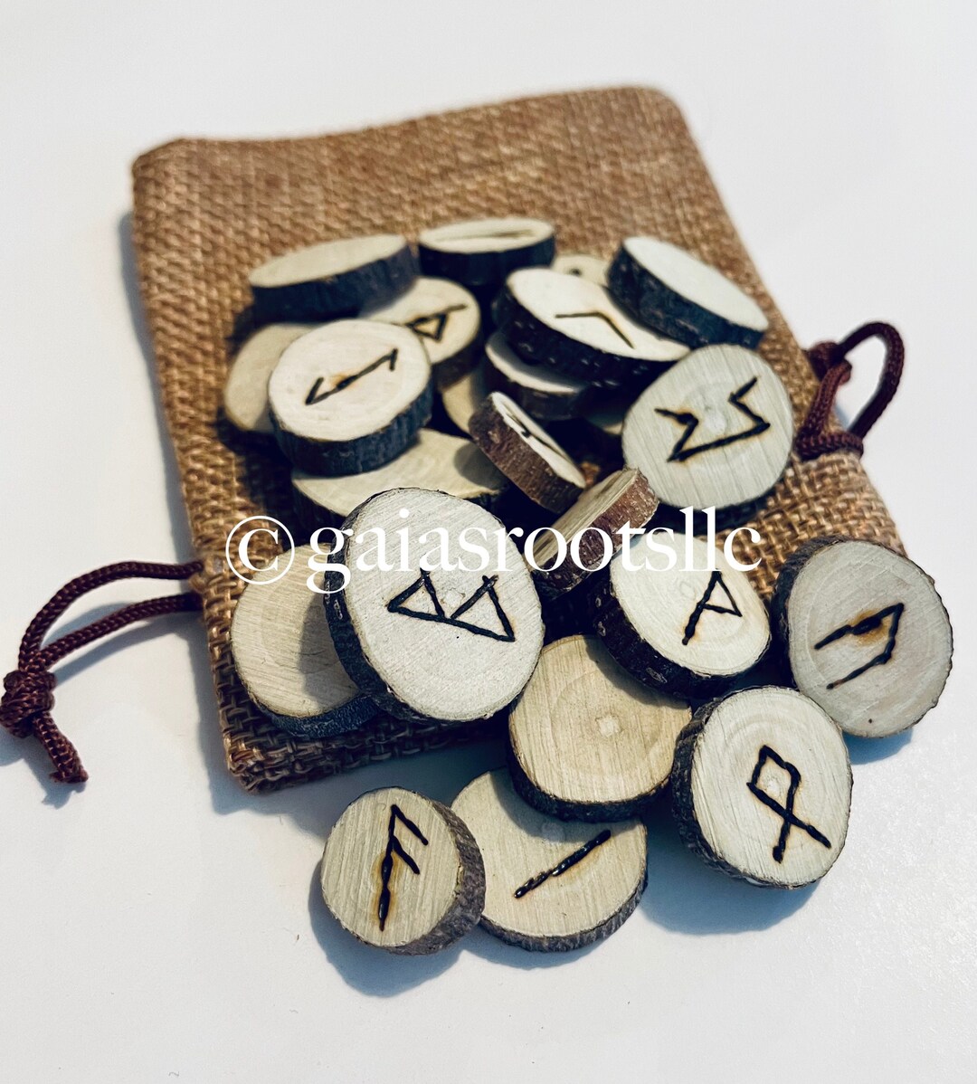 Dogwood Tree Wood Runes Elder Futhark Handmade - Etsy