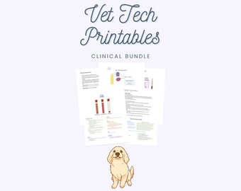 Vaccination Basics Vet Tech Study Guides Color Coded VTNE Notes - Etsy
