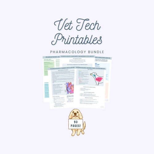 Vaccination Basics Vet Tech Study Guides Color Coded VTNE - Etsy