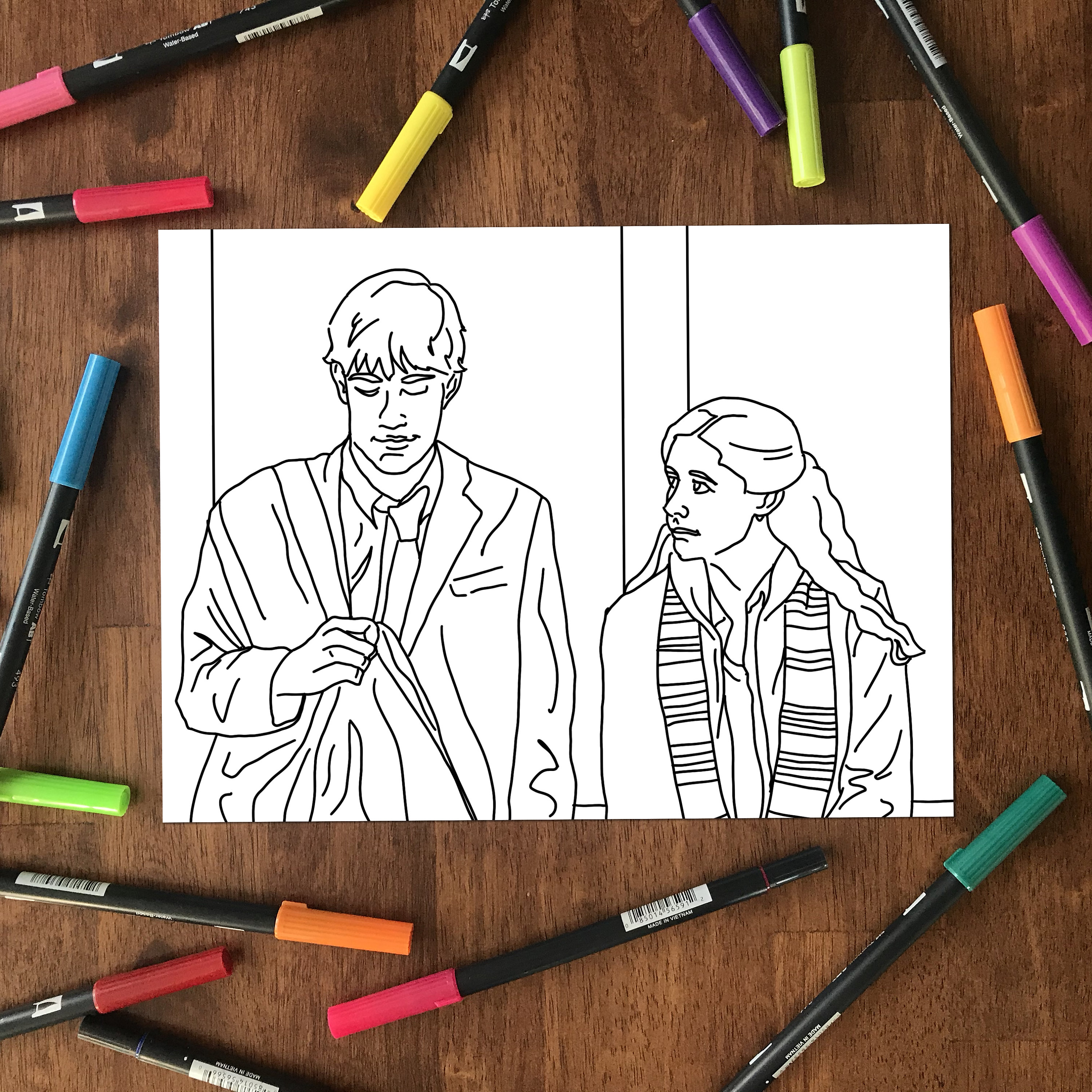 Elevator Coloring Page