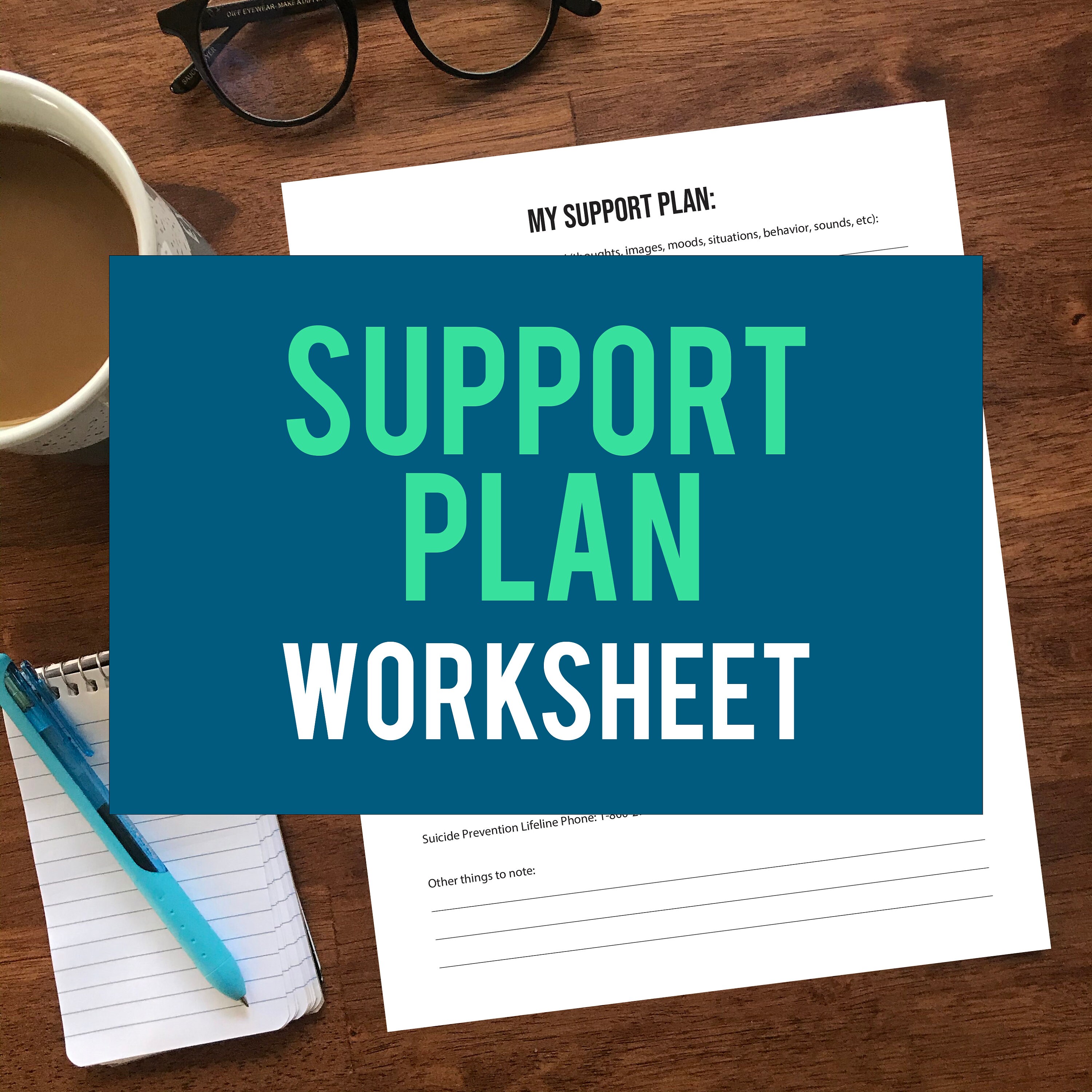My Support Plan Worksheet Instant Digital Download - Etsy Canada