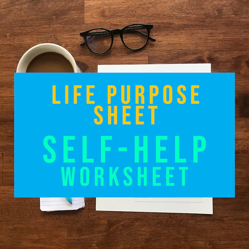 Life Purpose Worksheet - Etsy
