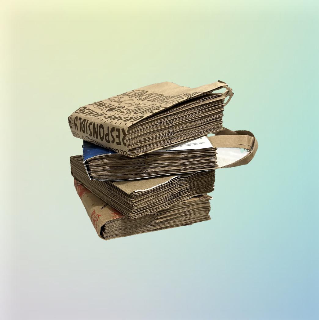 Junk Journal Mystery Notebook – Handmade Paper Bag Journal, Blank ...