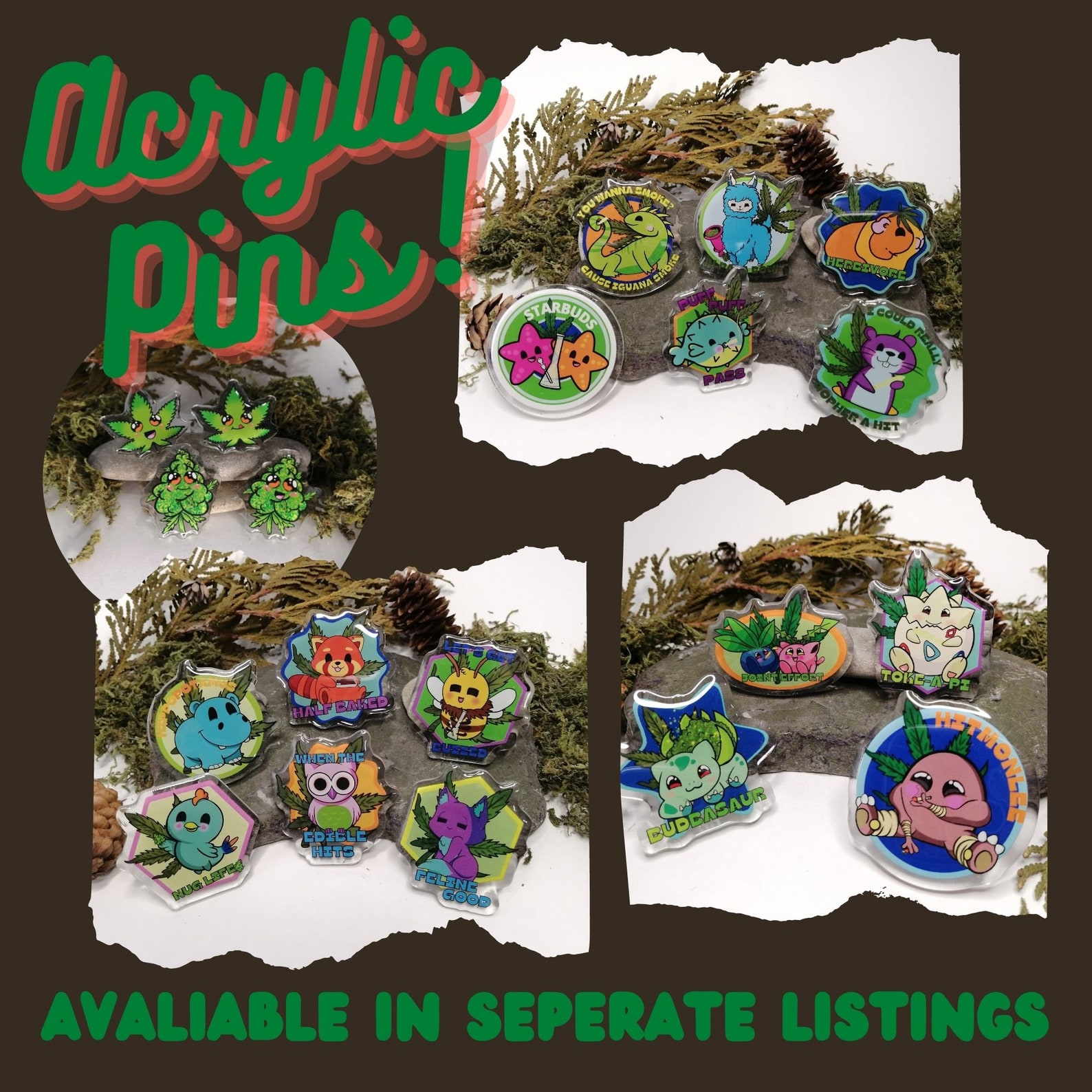 Buddies Weed Stickers - Etsy Canada