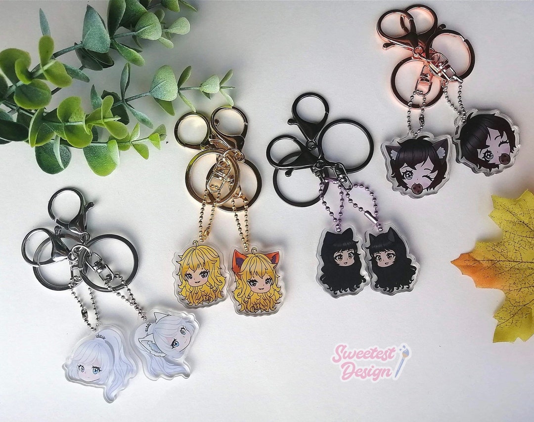 RWBY Keychains (neko & Classic) - Etsy