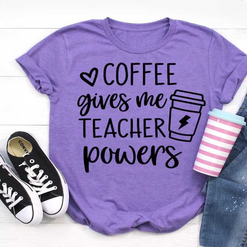 Teacher Coffee Svg - Etsy