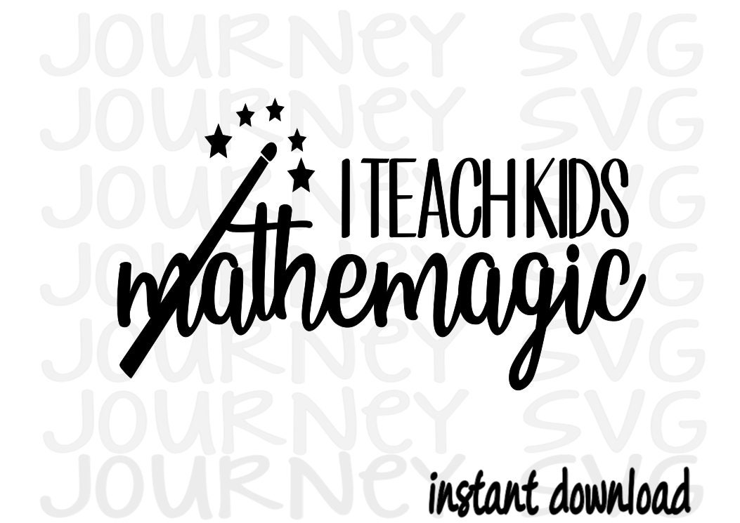 Math Teacher SVG Teacher SVG Back to School SVG Teacher | Etsy