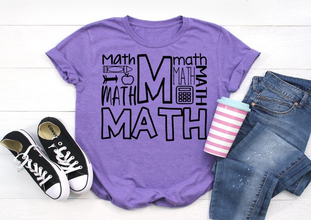 Math Teacher SVG, Teacher SVG, Back to School SVG, Teacher Shirt - Etsy