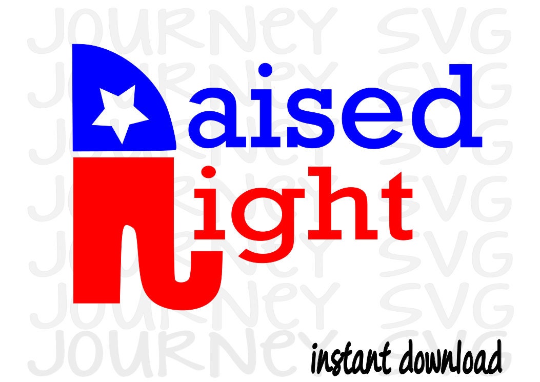 Raised Right SVG Republican SVG GOP Svg Republican Elephant - Etsy