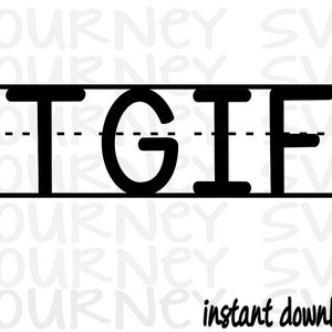 TGIF Svg, Teacher Svg, Friday Svg, Cute Teacher Svg - Etsy