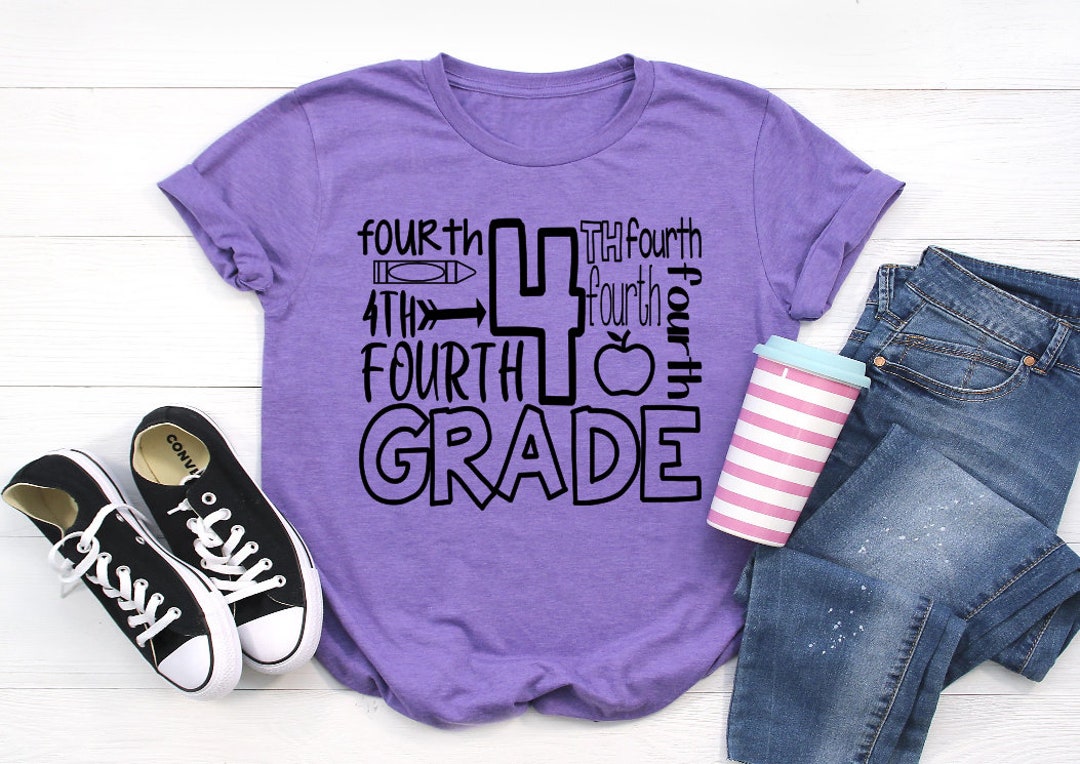 Fourth Grade Teacher SVG, Teacher SVG, Back to School SVG, Teacher ...