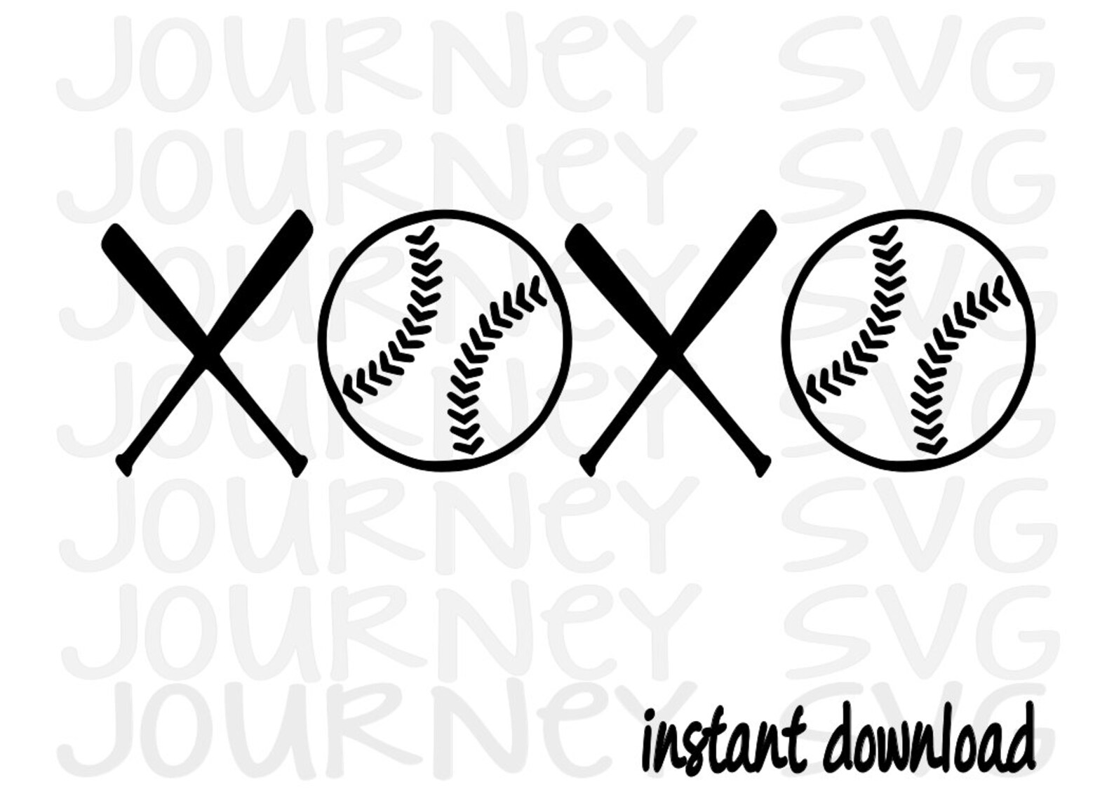 XOXO Baseball SVG Baseball Heart SVG File Baseball Svg Fan - Etsy