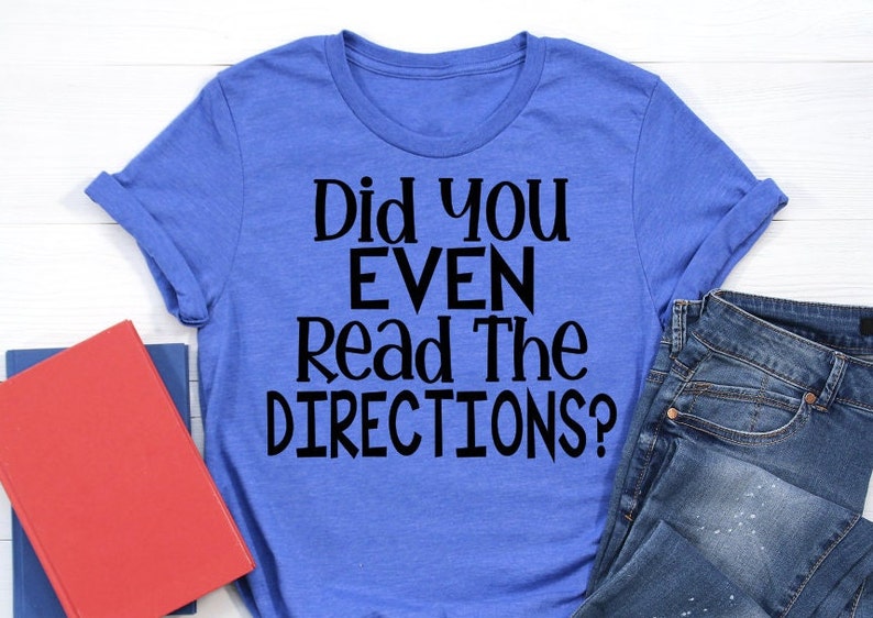 Did You Even Read the Directions SVG Teacher Svg Teacher - Etsy