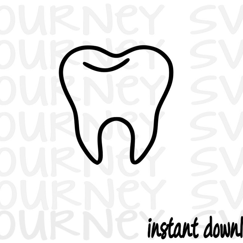 Tooth Svg - Etsy