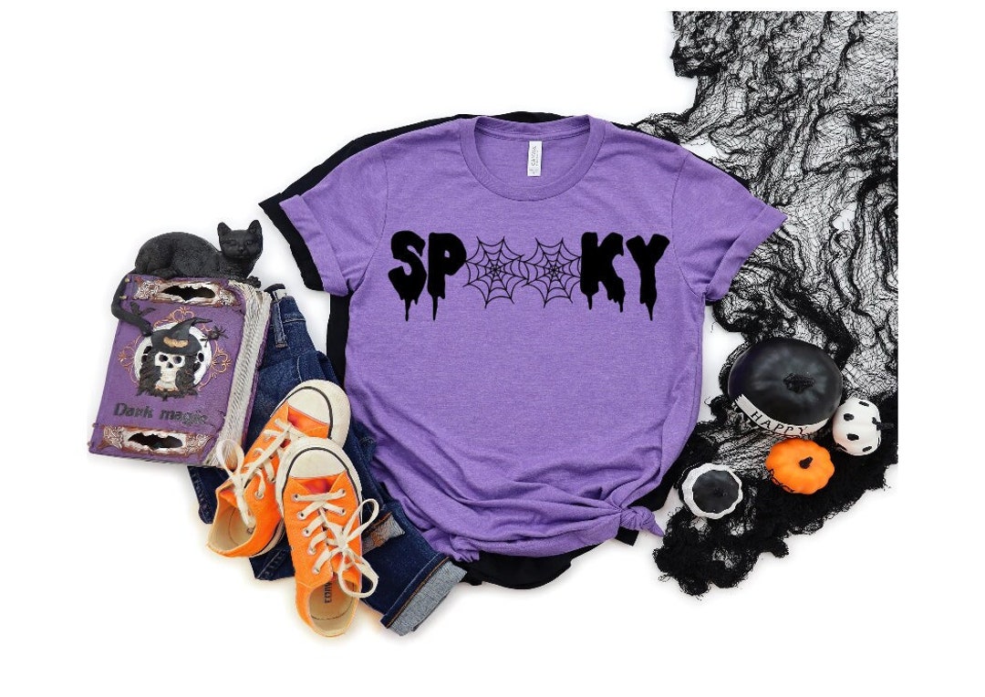 Spooky SVG, Spooky Vibes SVG, Halloween SVG, Trick or Treat Svg, Spider ...