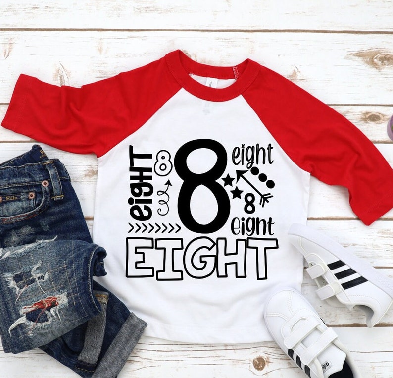 Eighth Birthday SVG, Child's Birthday SVG, Kid's Birthday Svg, Child's ...