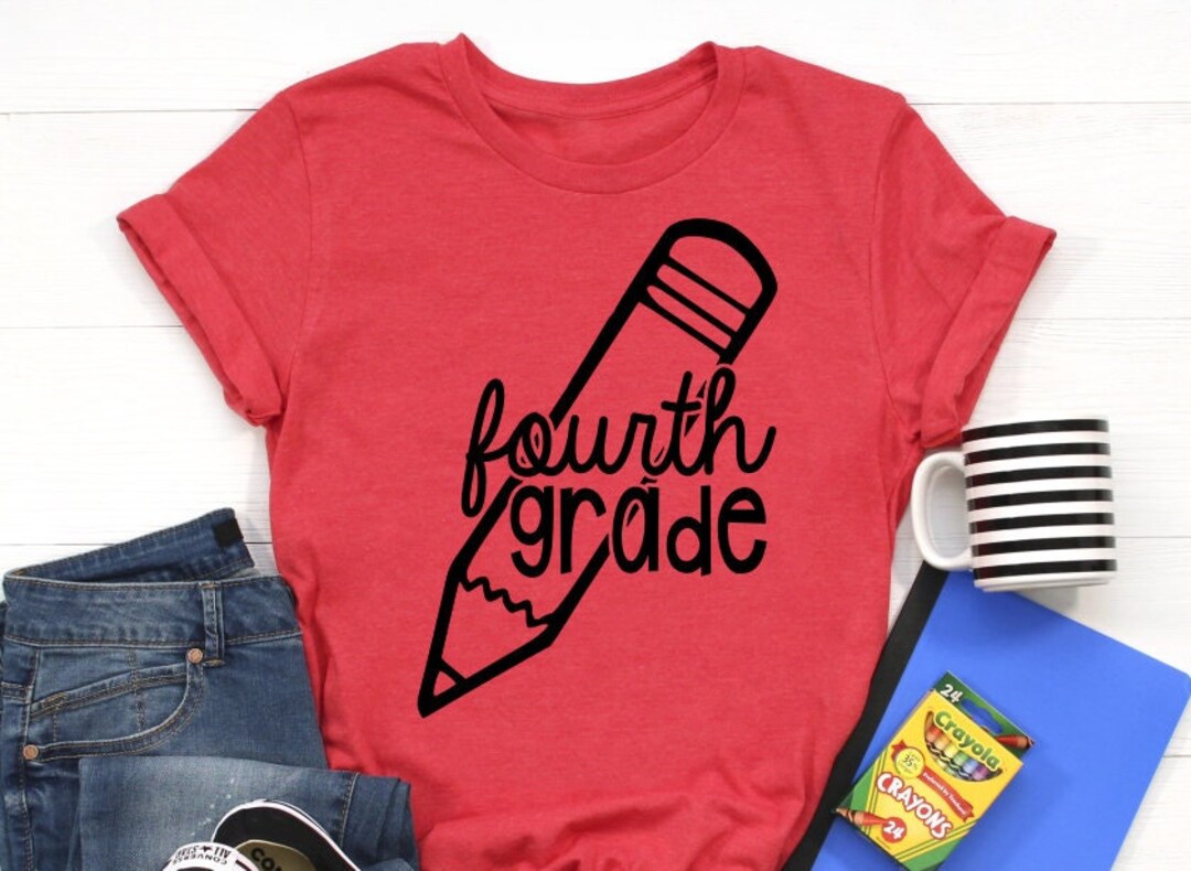 Fourth Grade Teacher SVG, Teacher SVG, Back to School SVG, Teacher ...