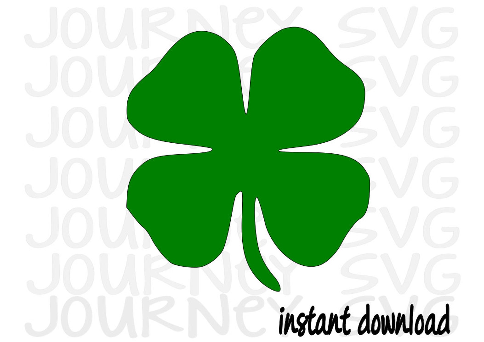 Four Leaf Clover SVG, Lucky SVG, Shamrock SVG, St. Patrick's Day Svg - Etsy