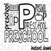 Preschool SVG File, Teacher Svg, School Svg, Back to School Svg ...