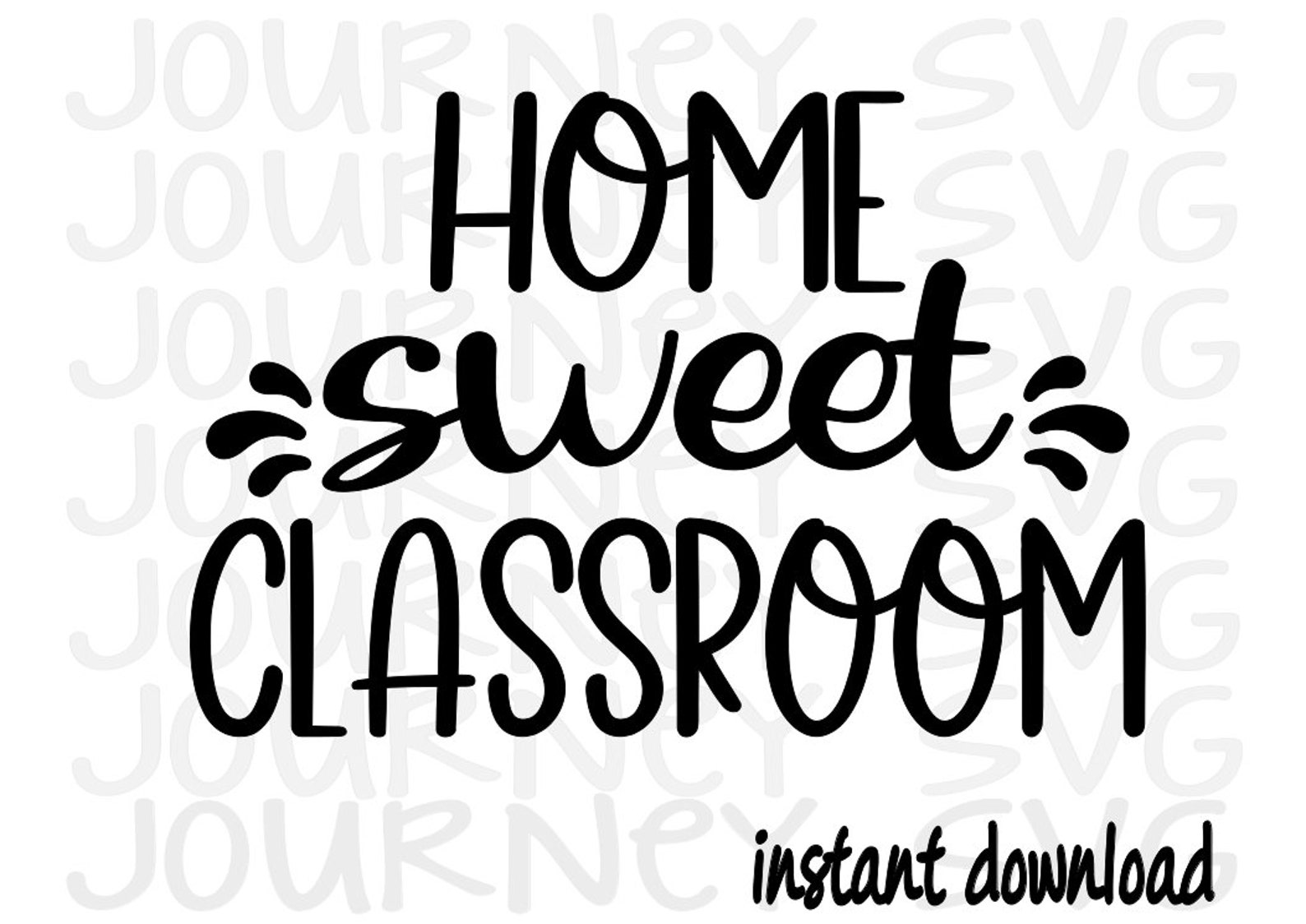 Home Sweet Classroom SVG Classroom SVG Classroom Decor SVG - Etsy