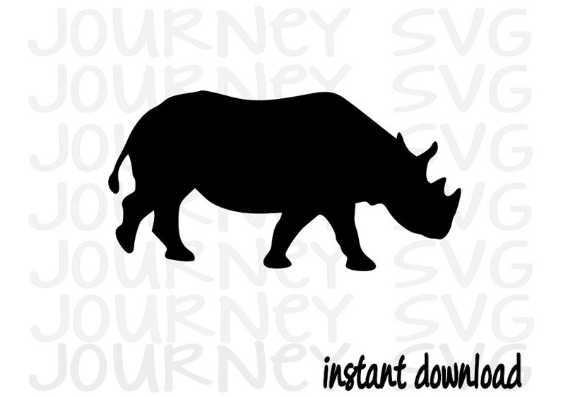 Rhinoceros SVG Animal SVG - Etsy