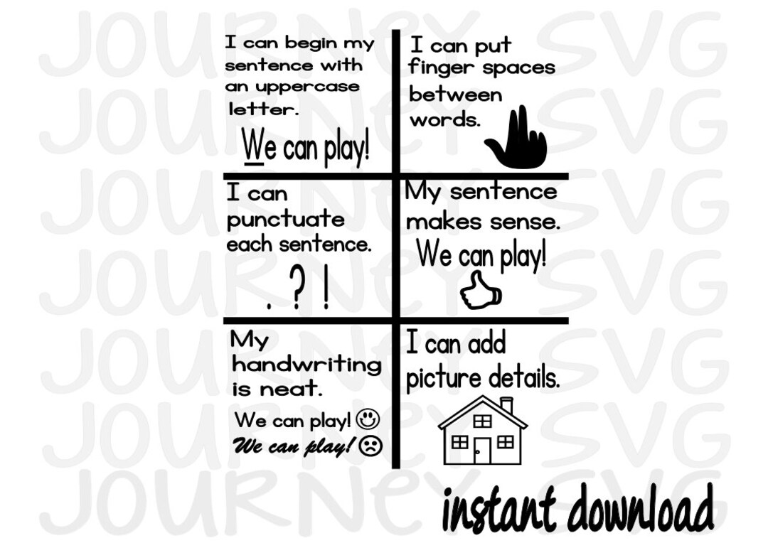 Writing Rubric SVG File, Classroom Vinyl, Classroom Decor, Back to ...