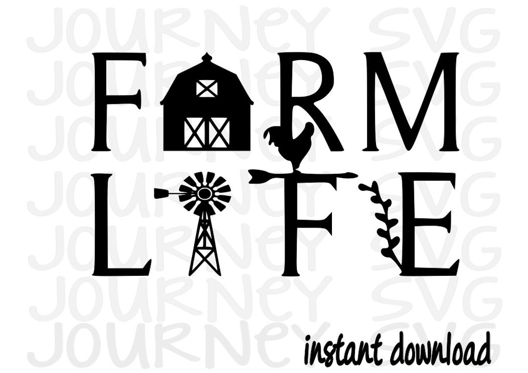 Farm Life SVG File, Farm SVG - Etsy