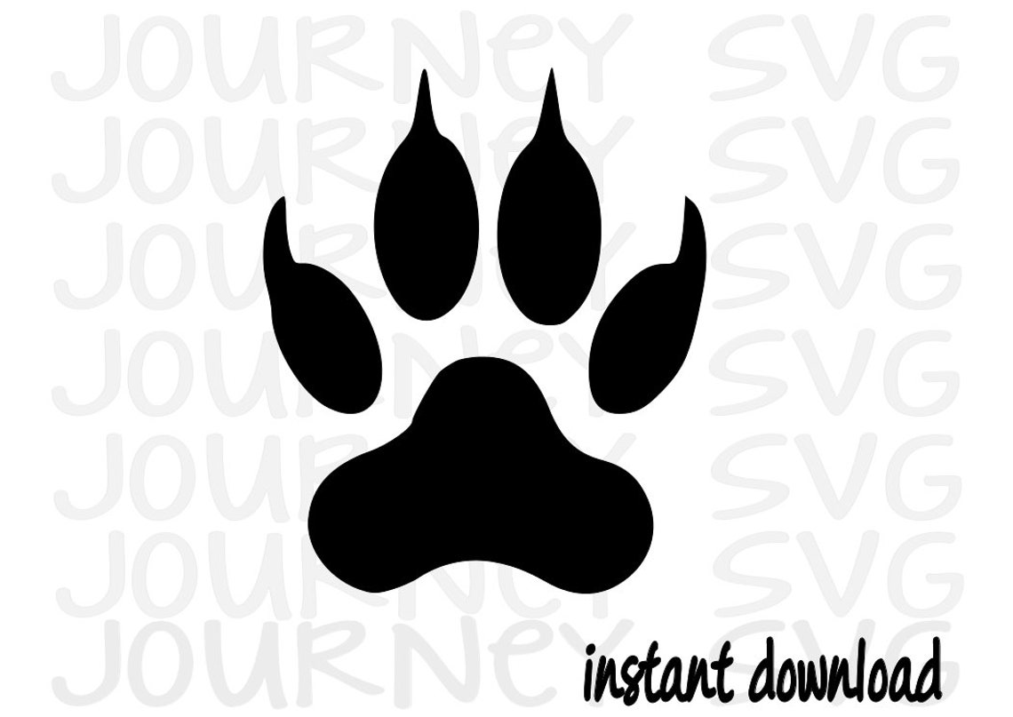 Wolf Claw SVG Wolf SVG - Etsy