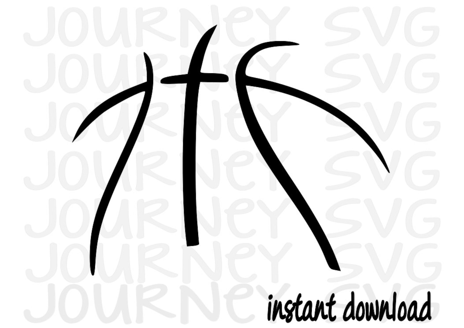 Basketball SVG Sport SVG Basketball Outline SVG - Etsy