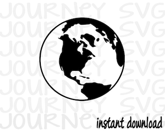 World Map SVG World SVG Travel SVG World Map Clipart Globe - Etsy