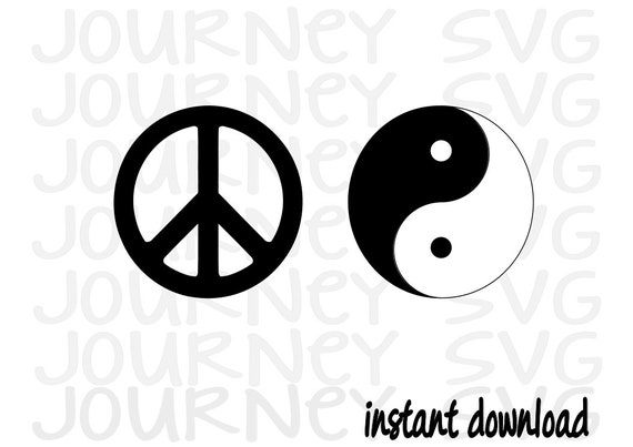 Peace Sign Yin Yang Tattoo