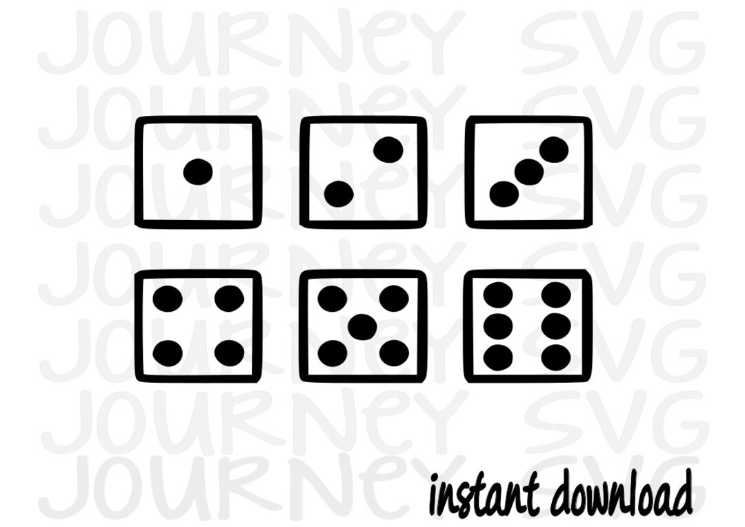 Dice SVG - Etsy