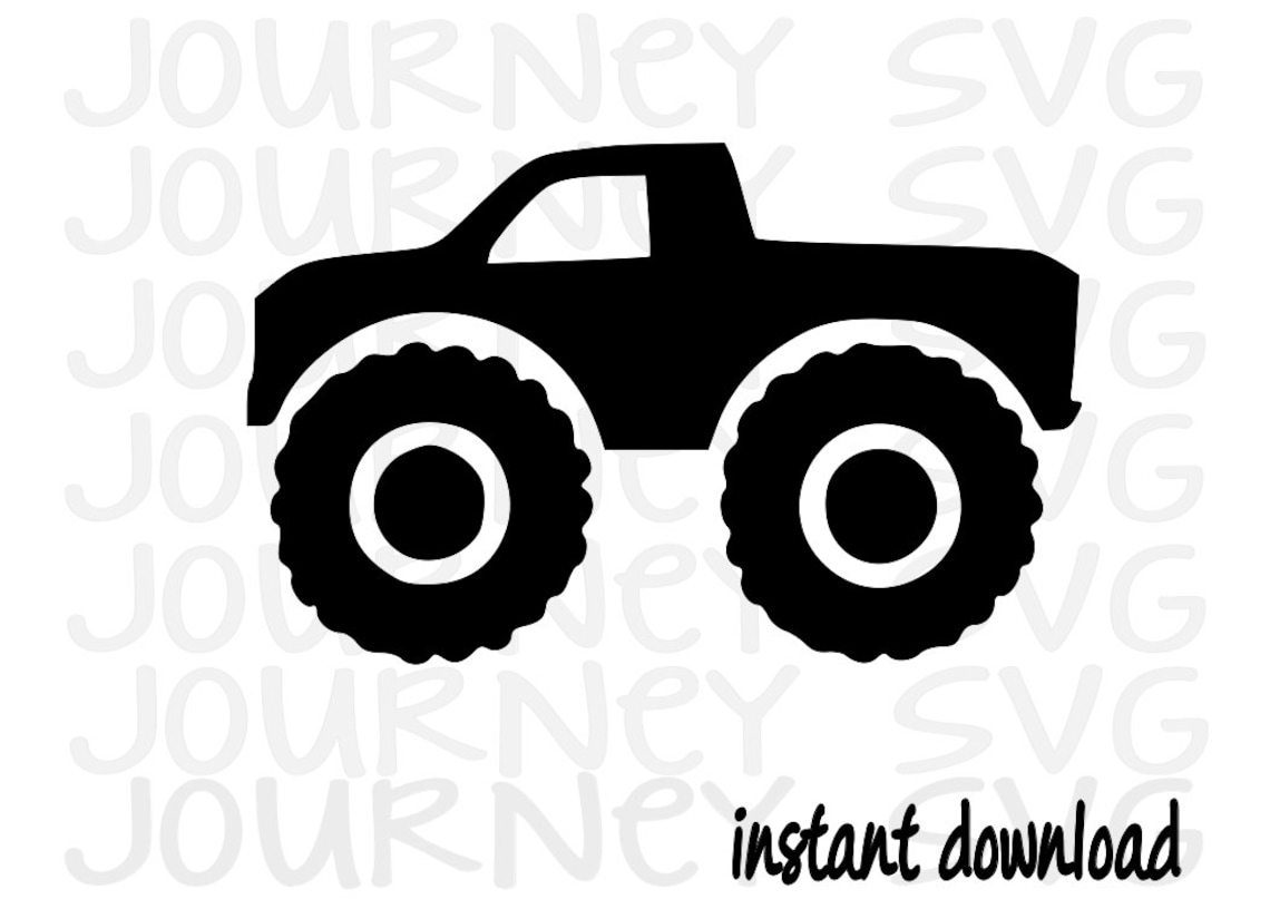 Monster Truck SVG | Etsy