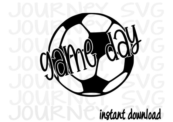 Game Day Soccer SVG Soccer Svg Half Soccer Ball Svg Ball - Etsy