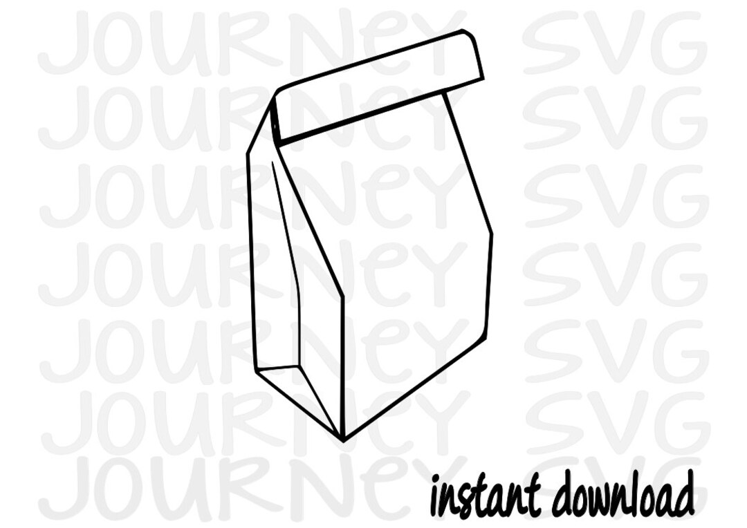 Paper Bag SVG, Lunch SVG - Etsy