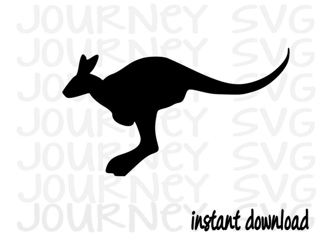 Kangaroo SVG, Animal SVG - Etsy